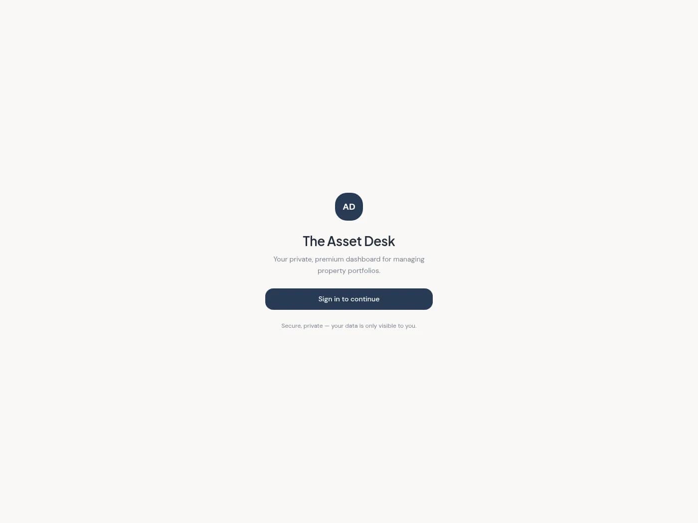 The Asset Desk