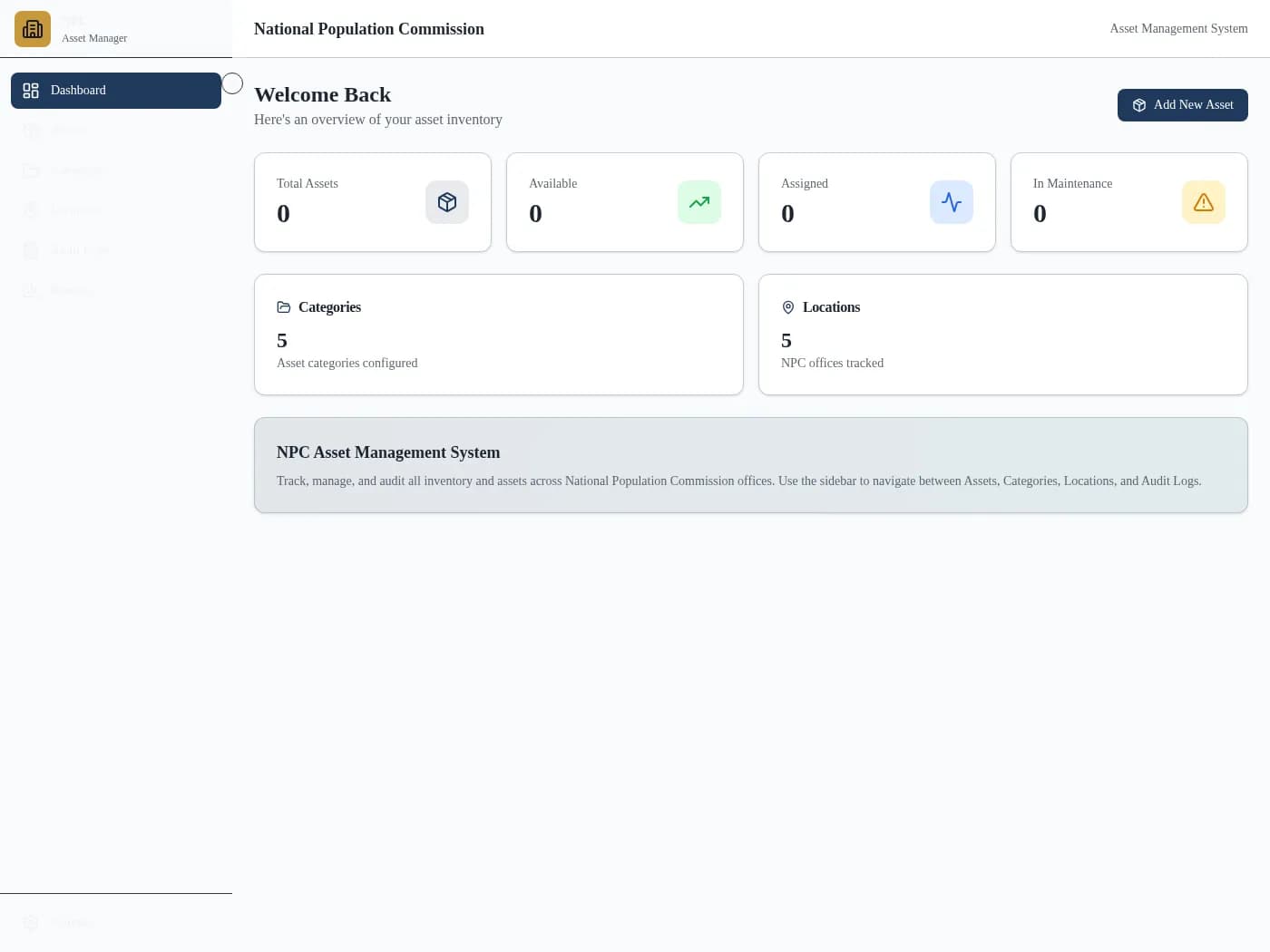 Census Asset Manager
