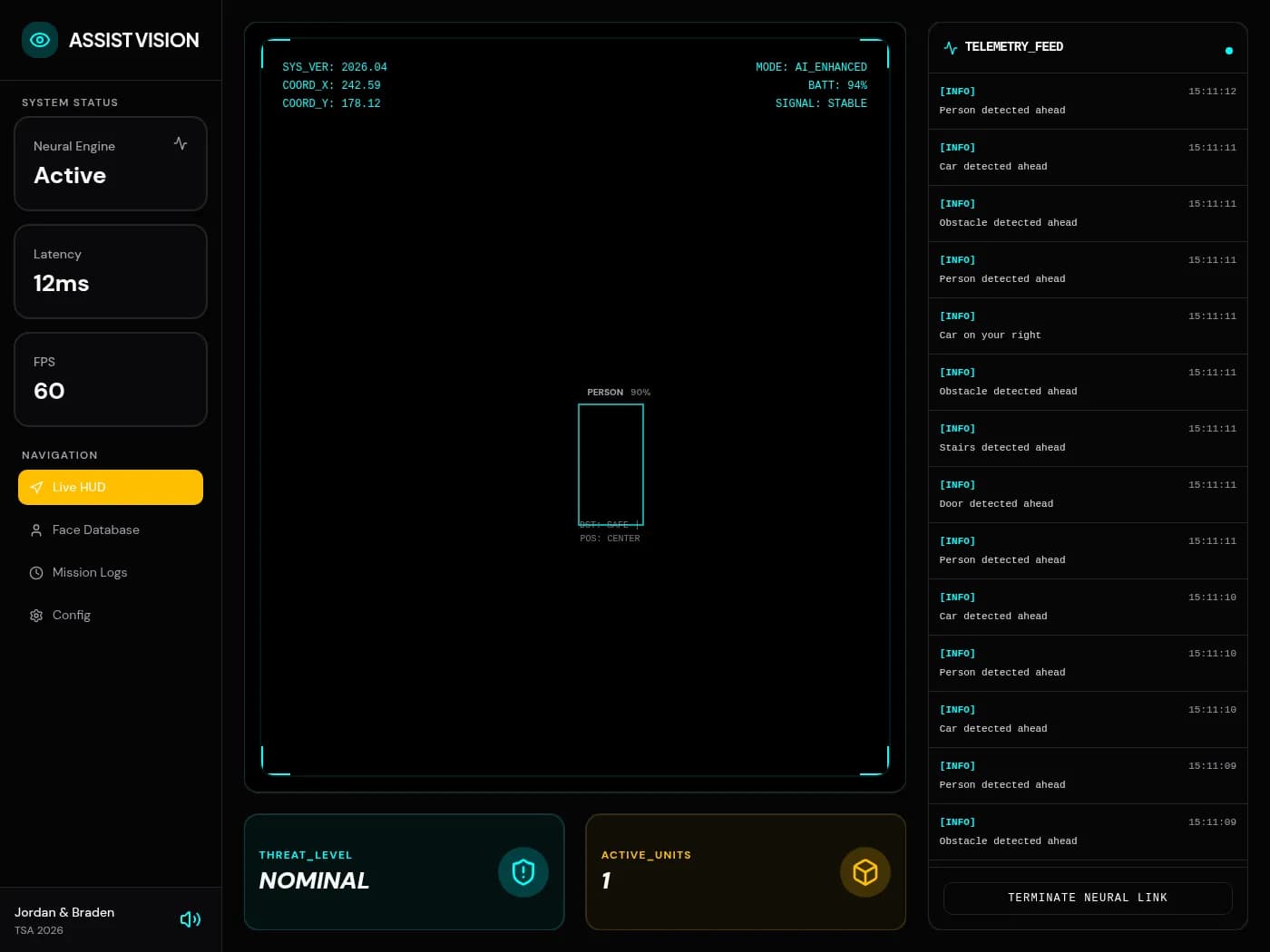Assist Vision AI Website