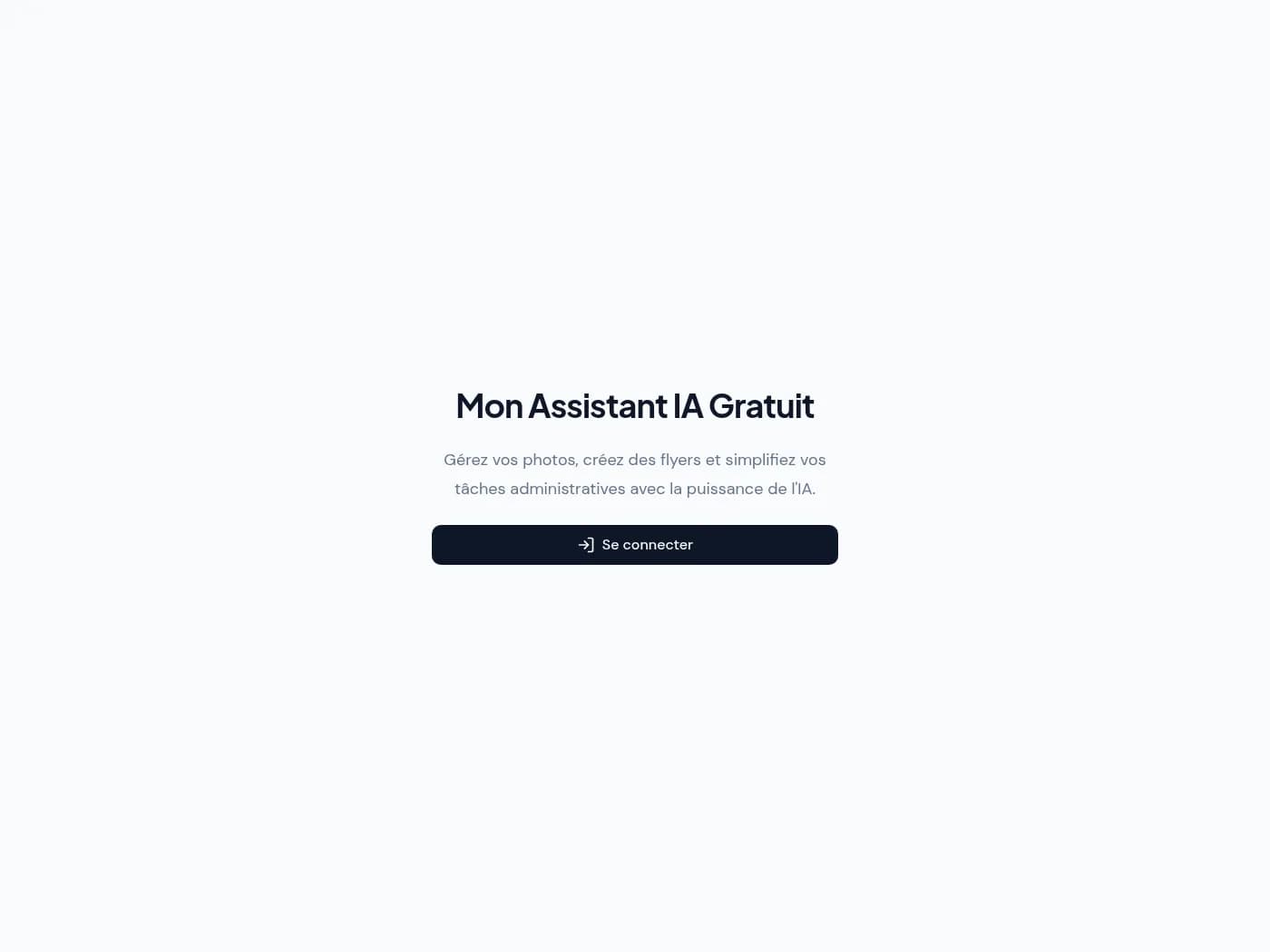 Mon Assistant IA Gratuit