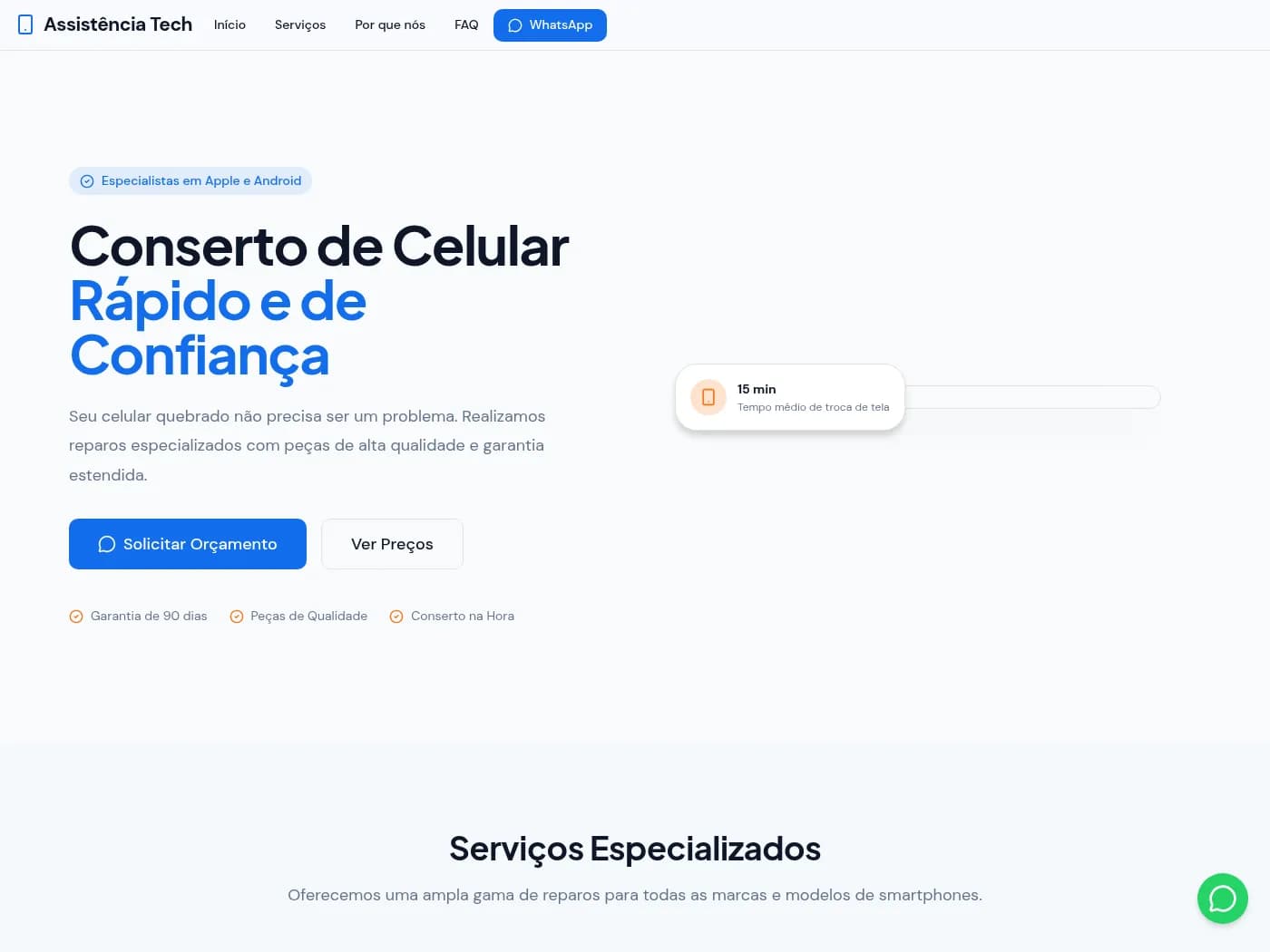Assistência Tech Site