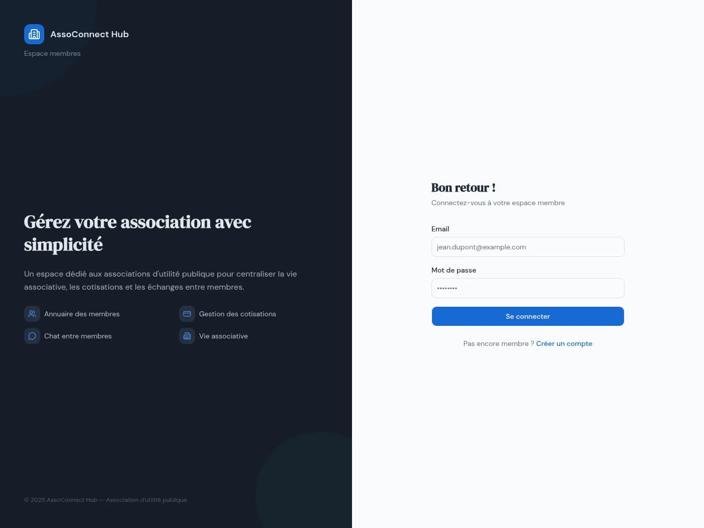AssoConnect Hub