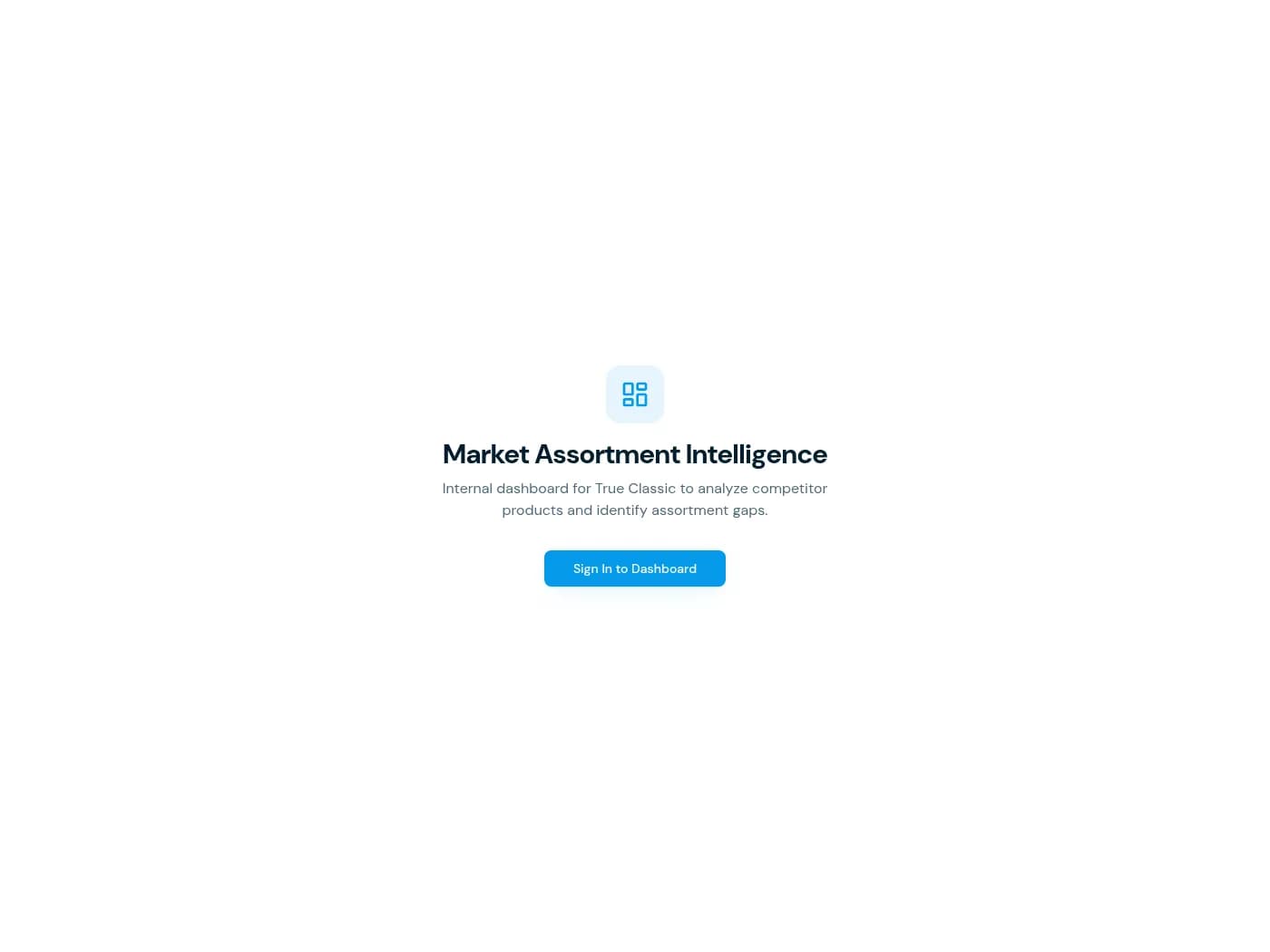 Market Assortment Intelligence