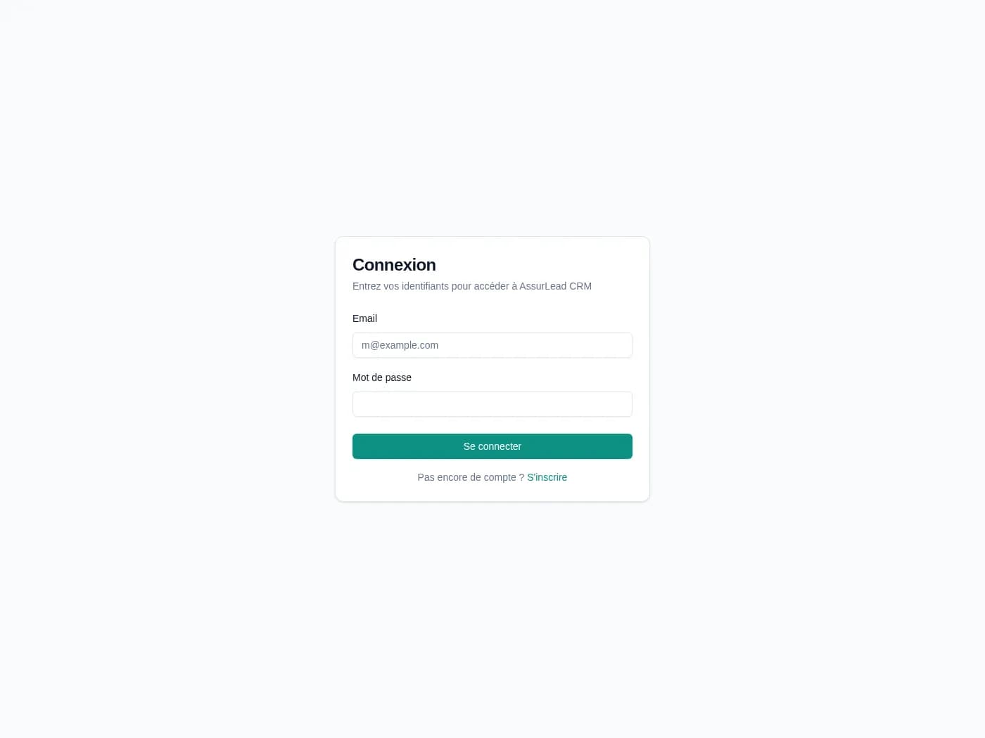 AssurLead CRM