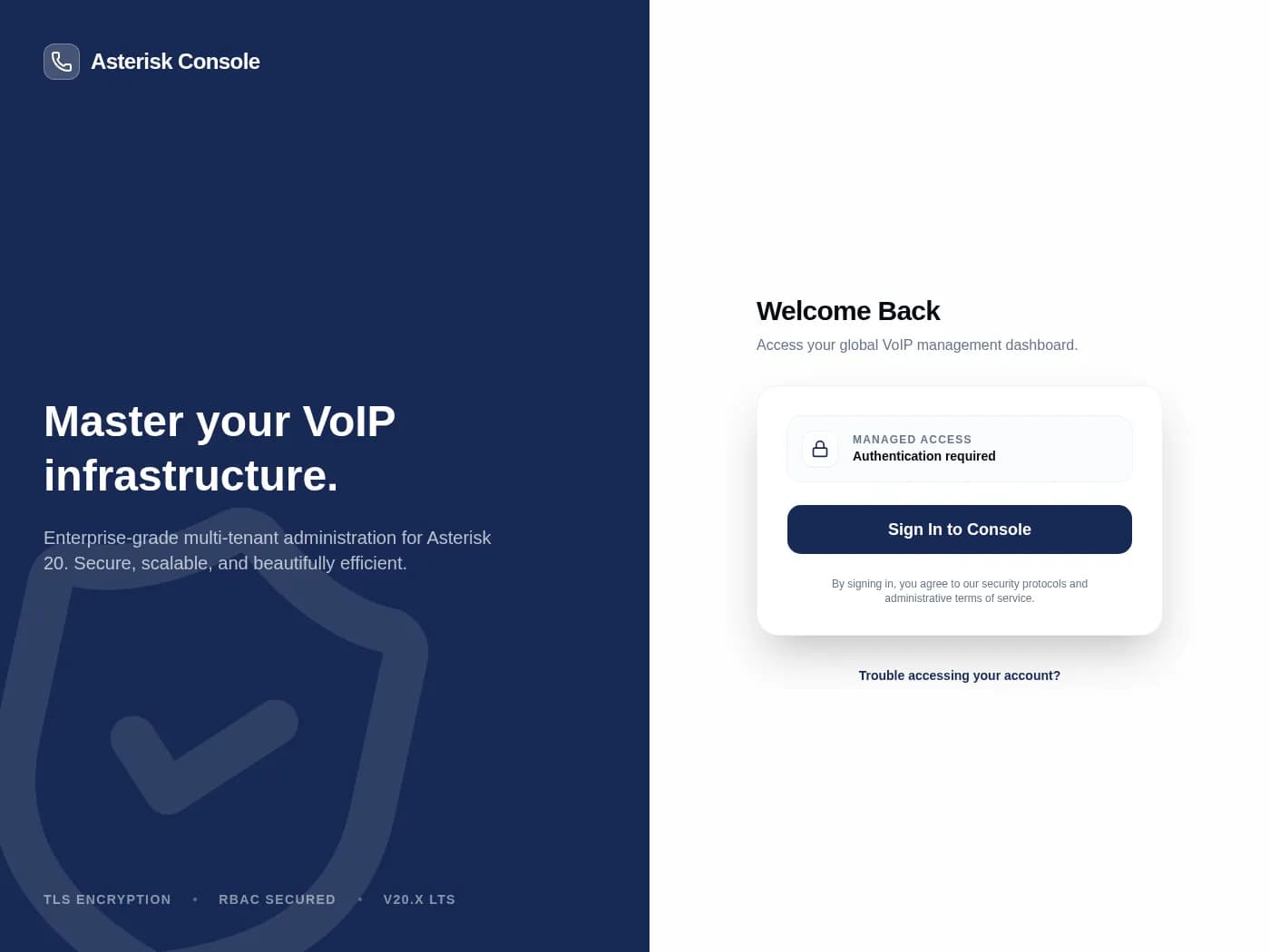 Asterisk Web Console