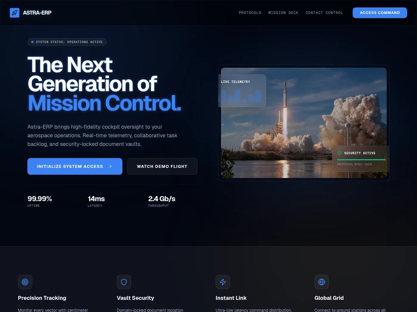 Astra-ERP Mission Control