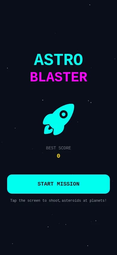 Astro Blaster Game