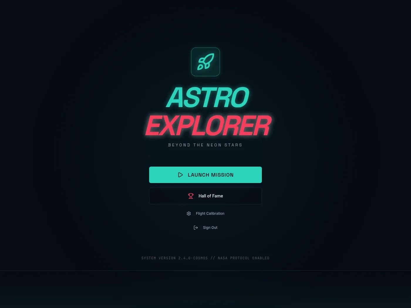 Astro Explorer Game