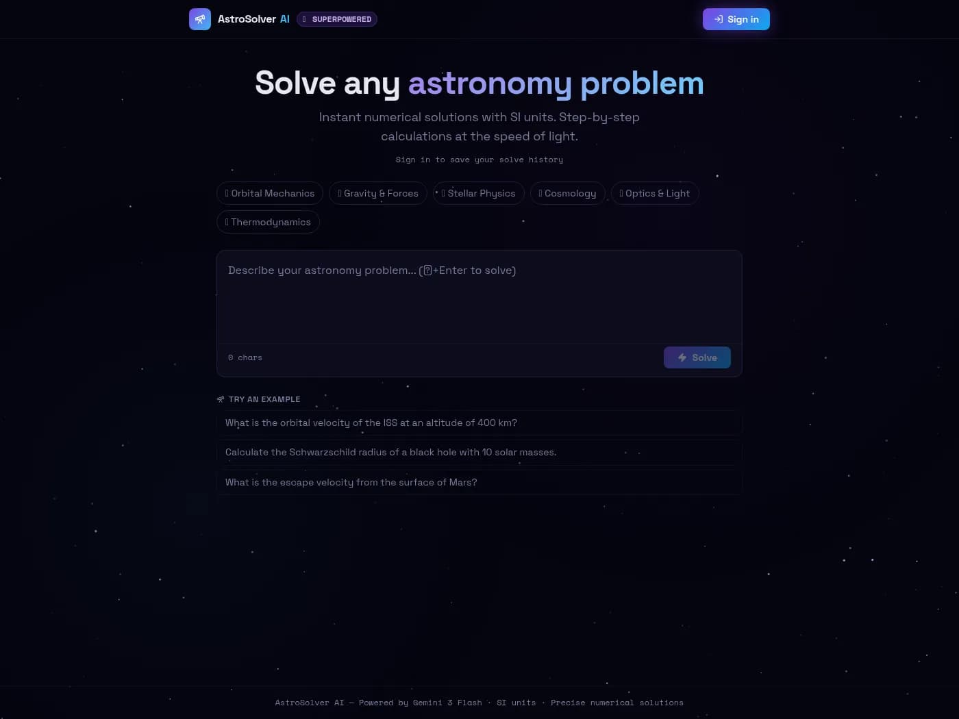 AstroSolver AI