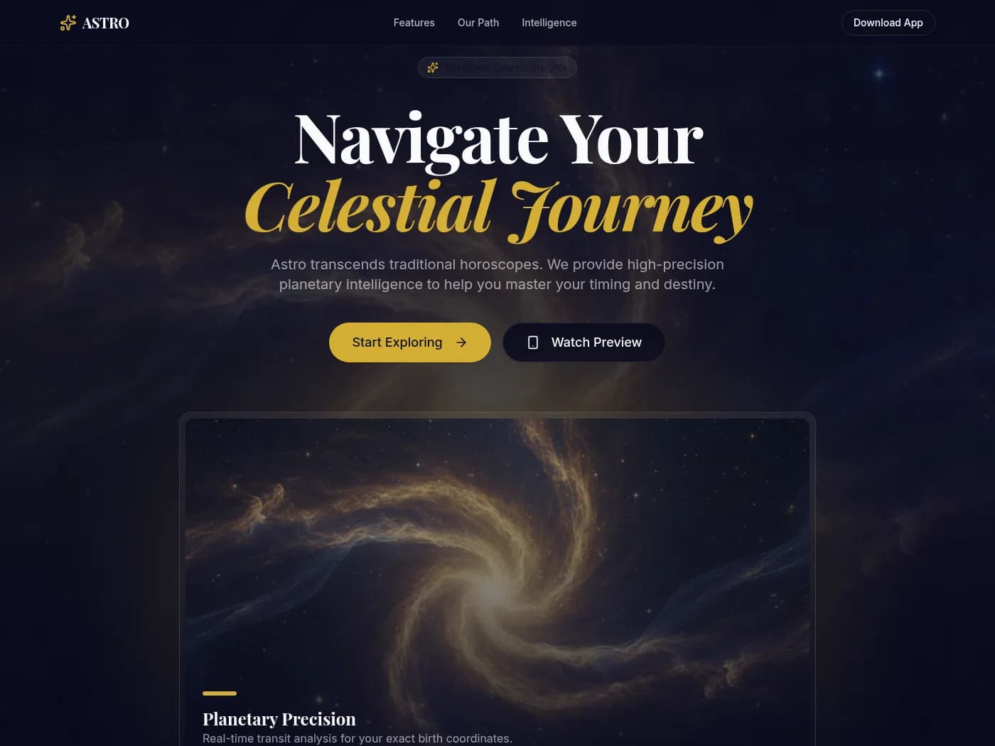Astro App Landing