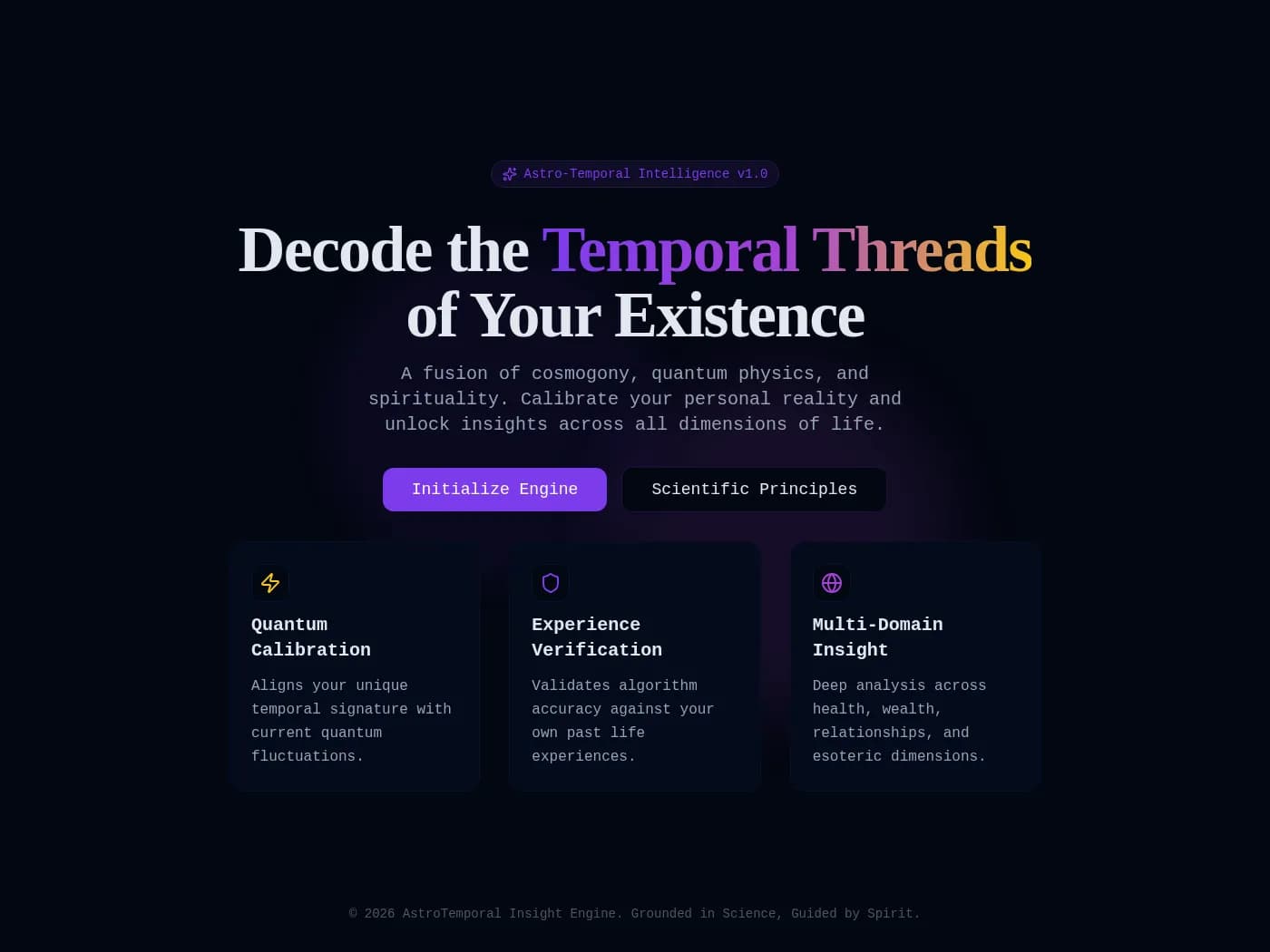 AstroTemporal Insight Engine