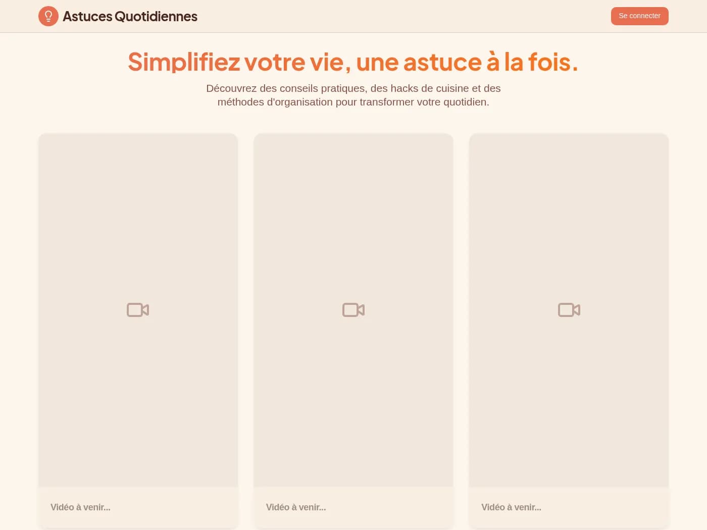 Astuces Quotidiennes Page