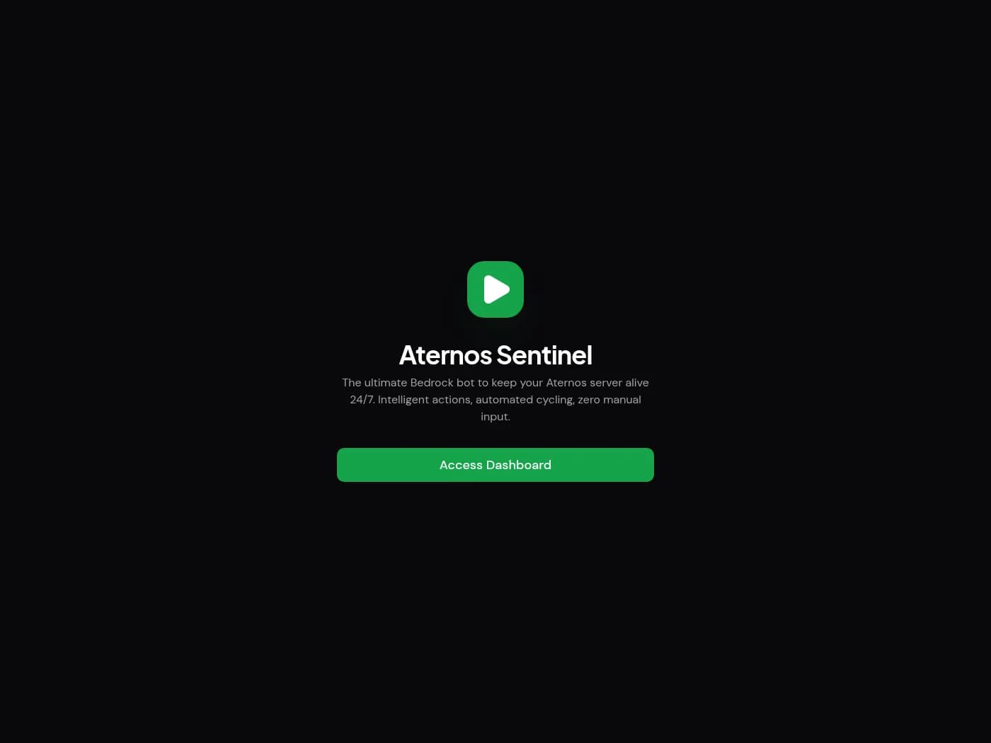 Aternos Bedrock Bot