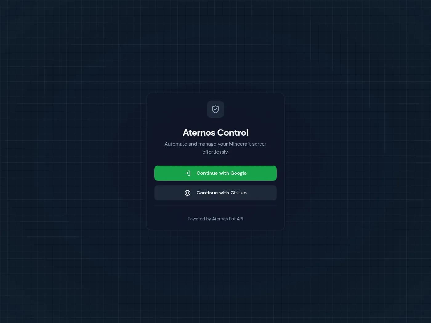 Aternos Server Bot