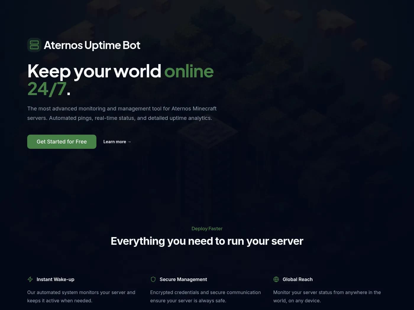 Aternos Uptime Bot