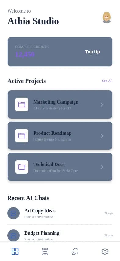 Athia AI Studio