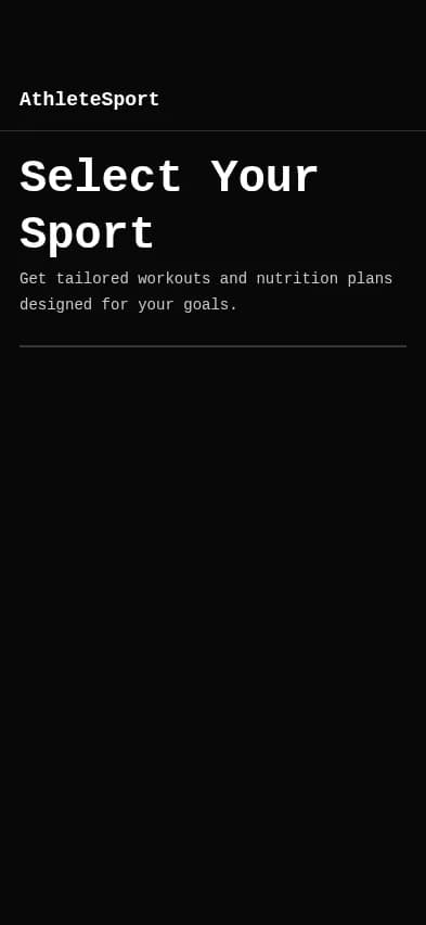 AthleteSport Coach