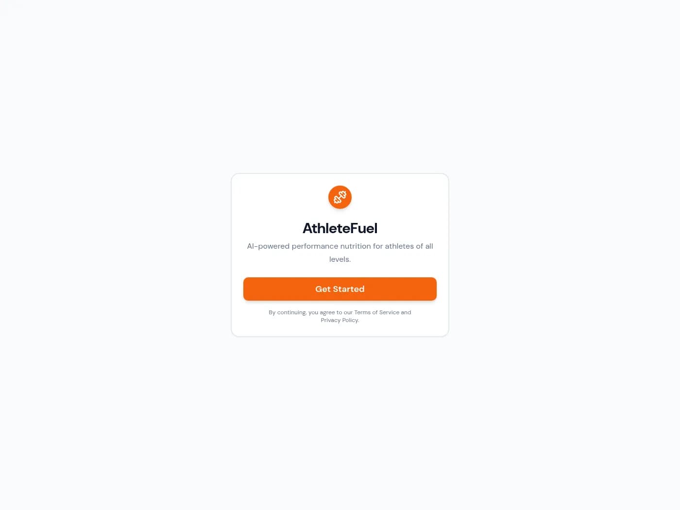 AthleteFuel AI Planner