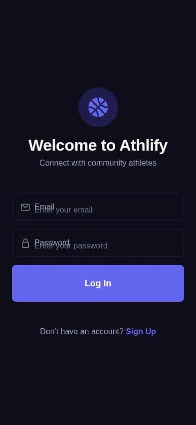 Athlify MVP App