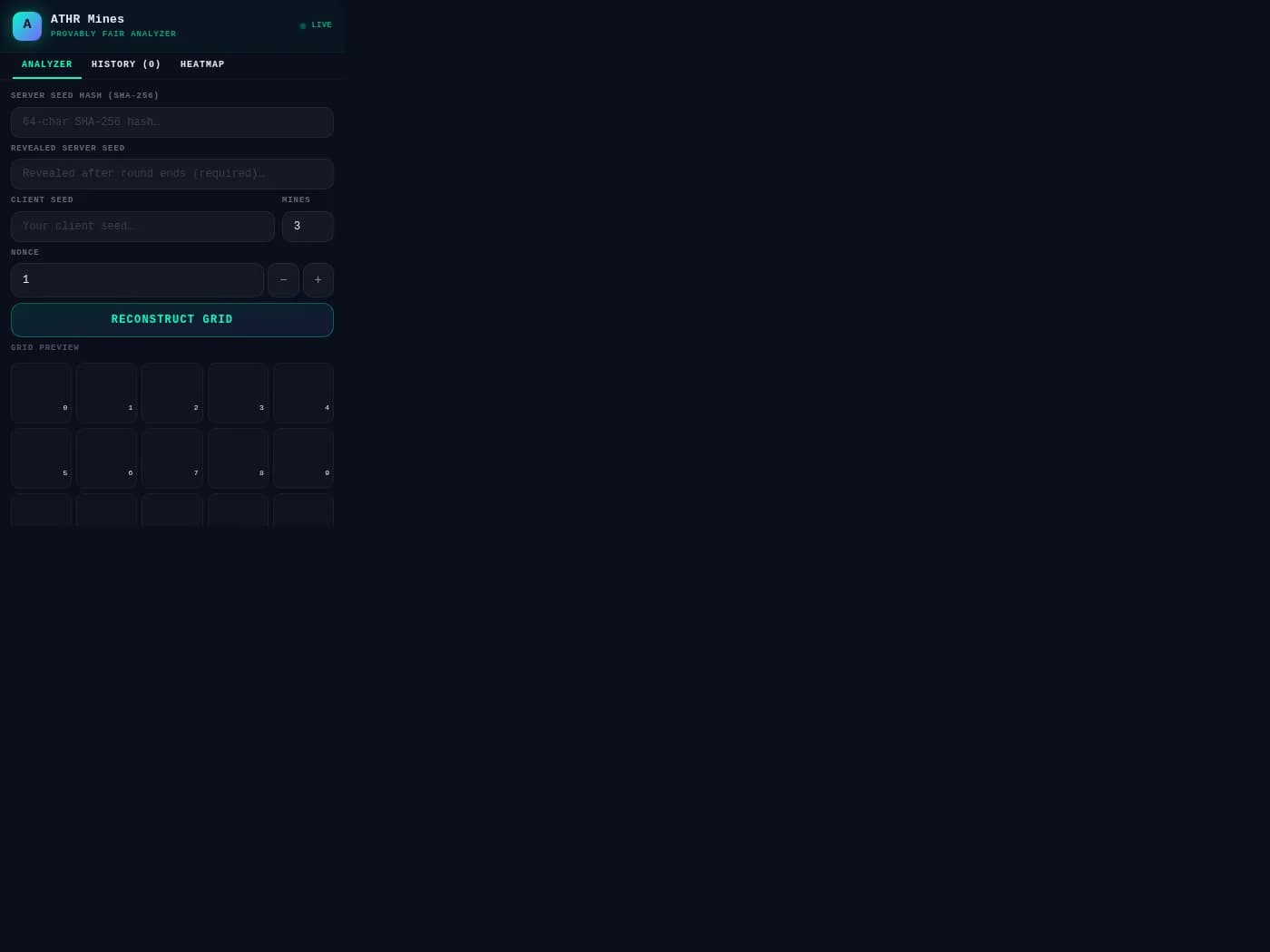 ATHR Mines Analyzer