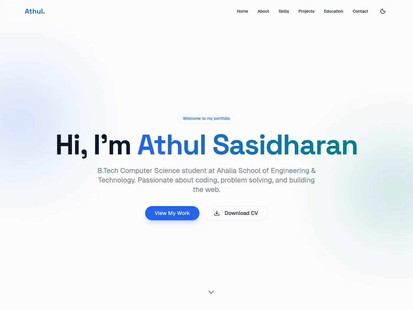 Athul Portfolio Hub