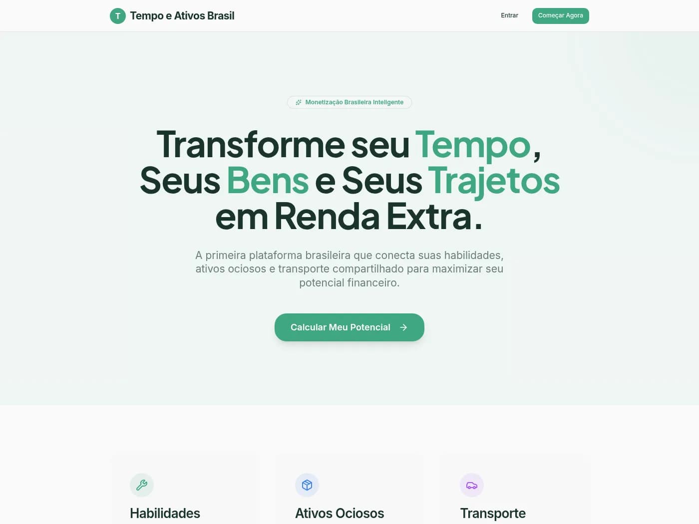 Tempo e Ativos Brasil