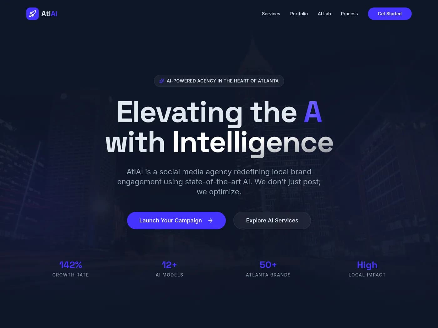 AtlAI Social Media Site