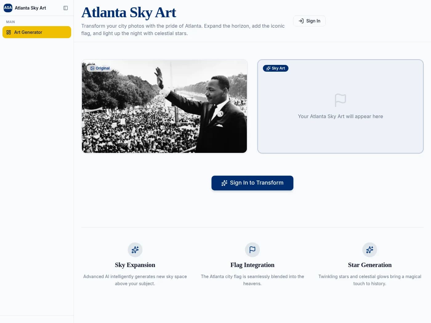 Atlanta Sky Art