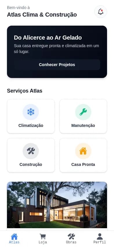 Atlas Clima & Construção App