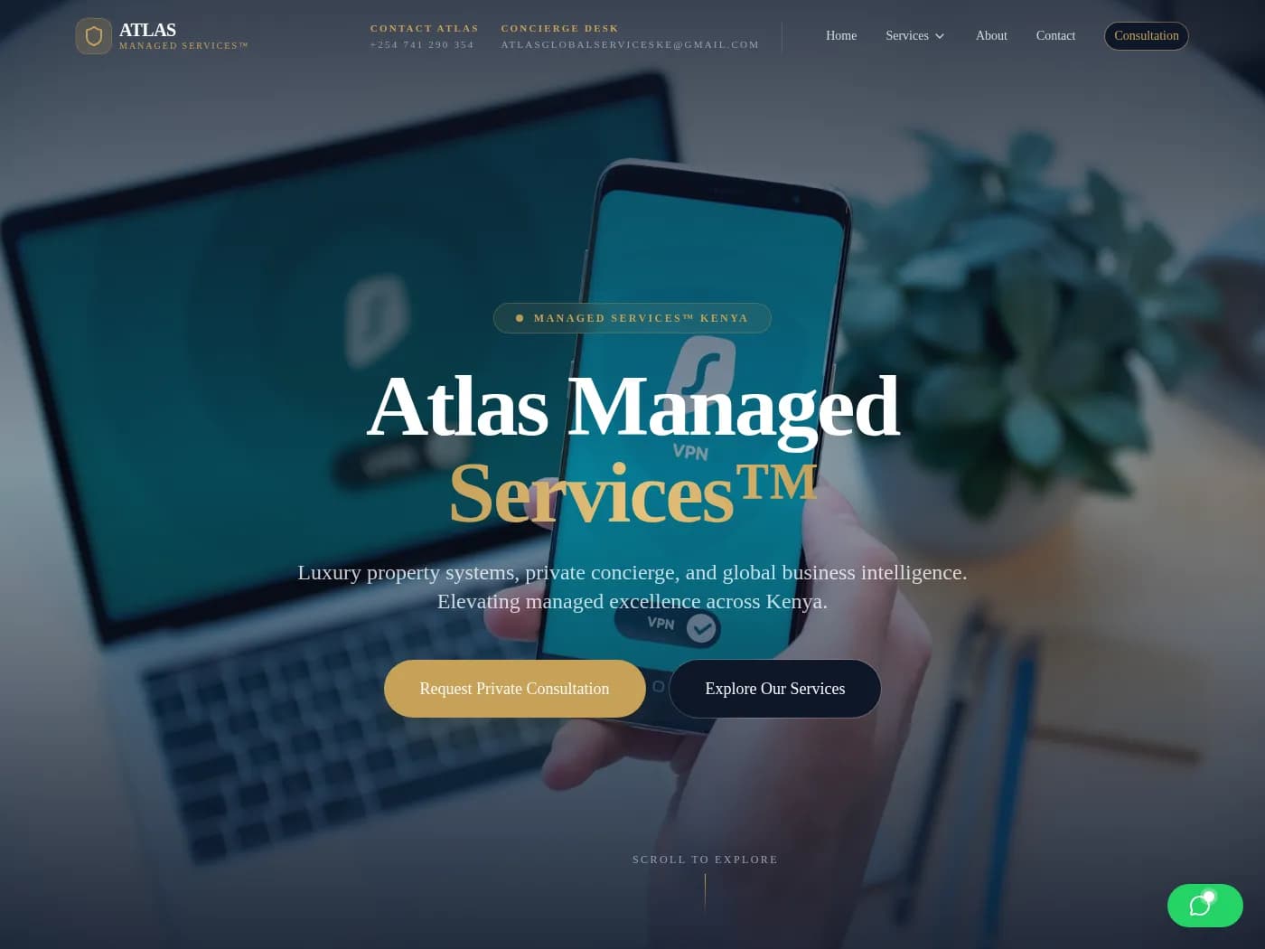 Atlas Managed Services Site