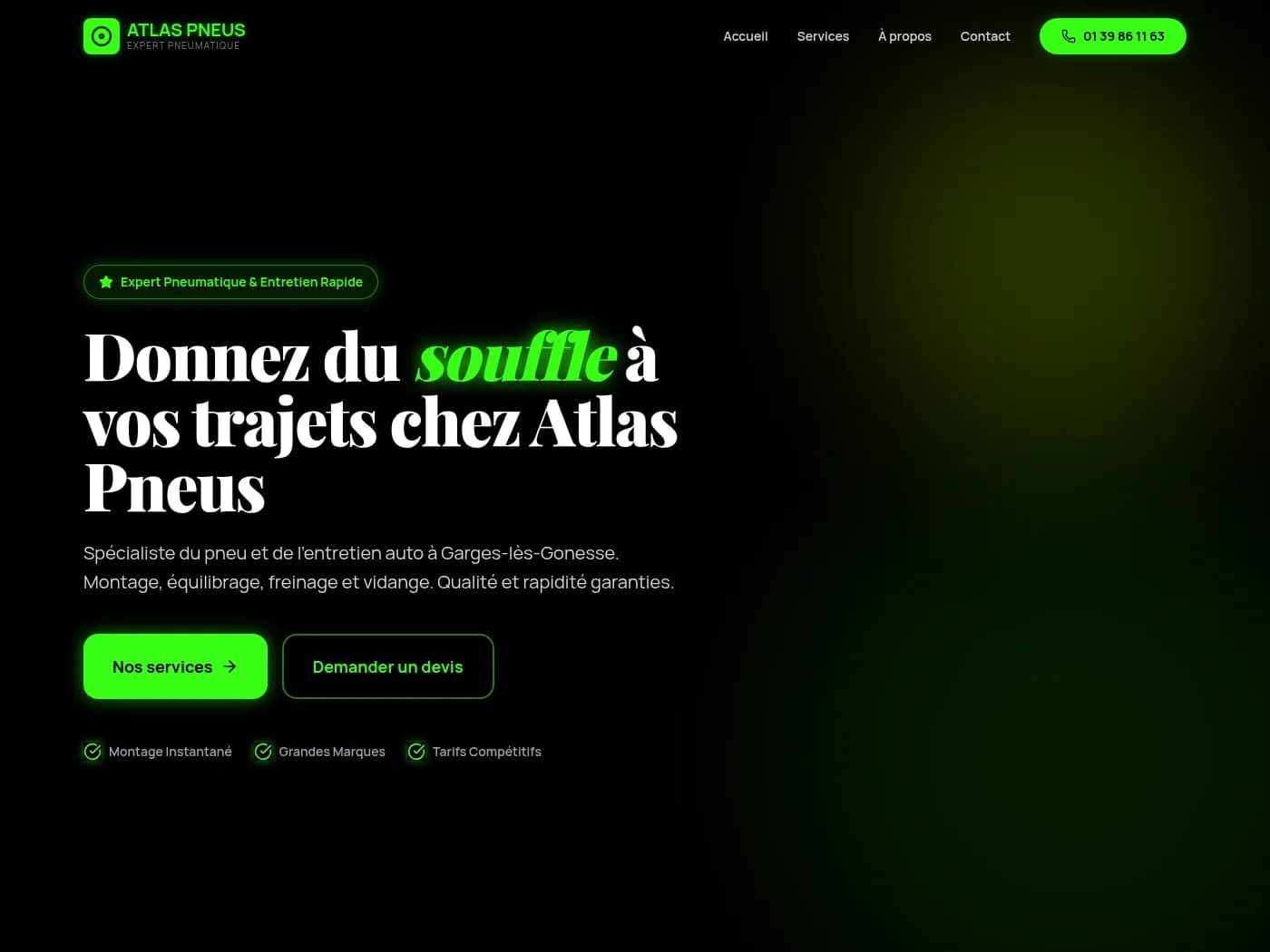 Atlas Pneus Vitrine