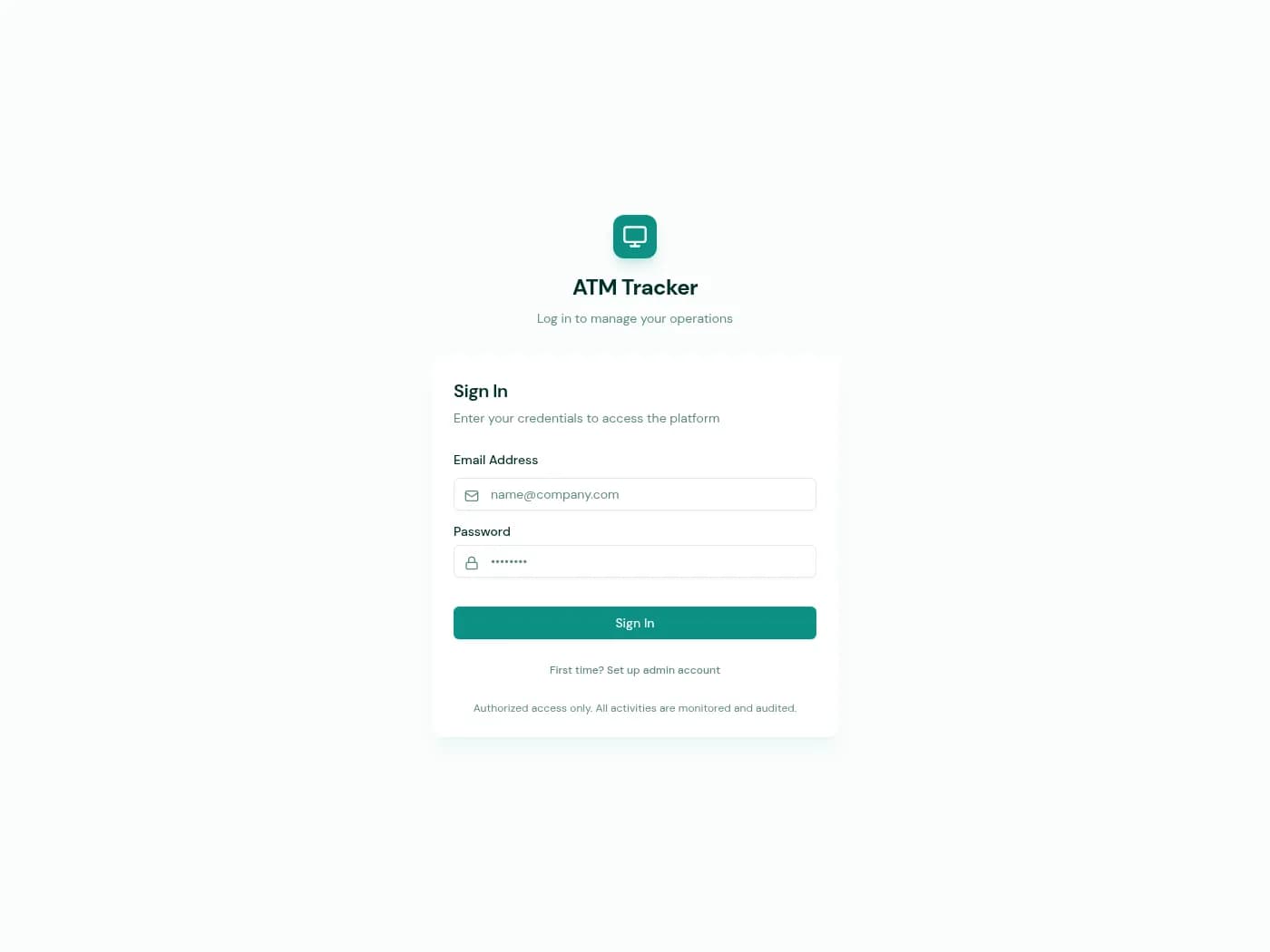 ATM Install Tracker