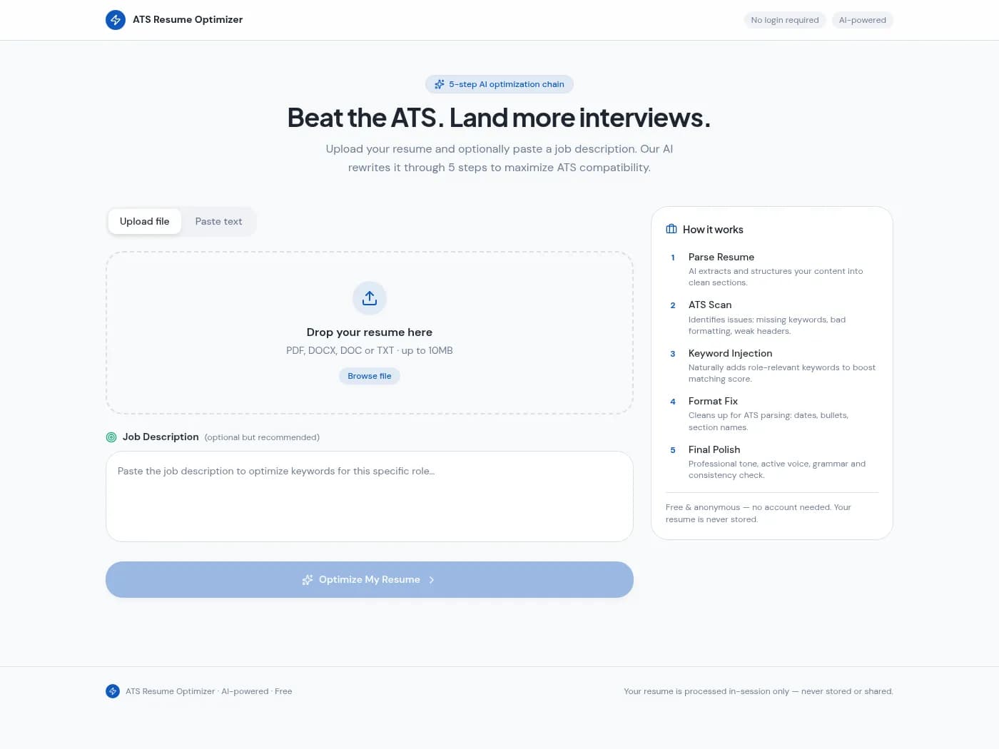 ATS Resume Optimizer