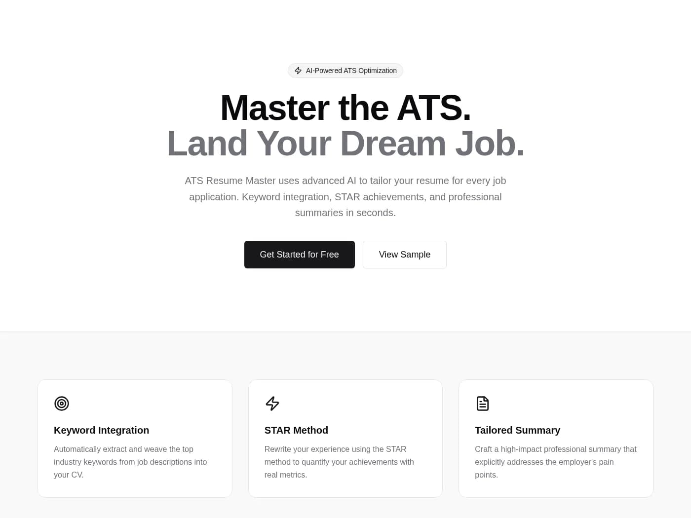 ATS Resume Master