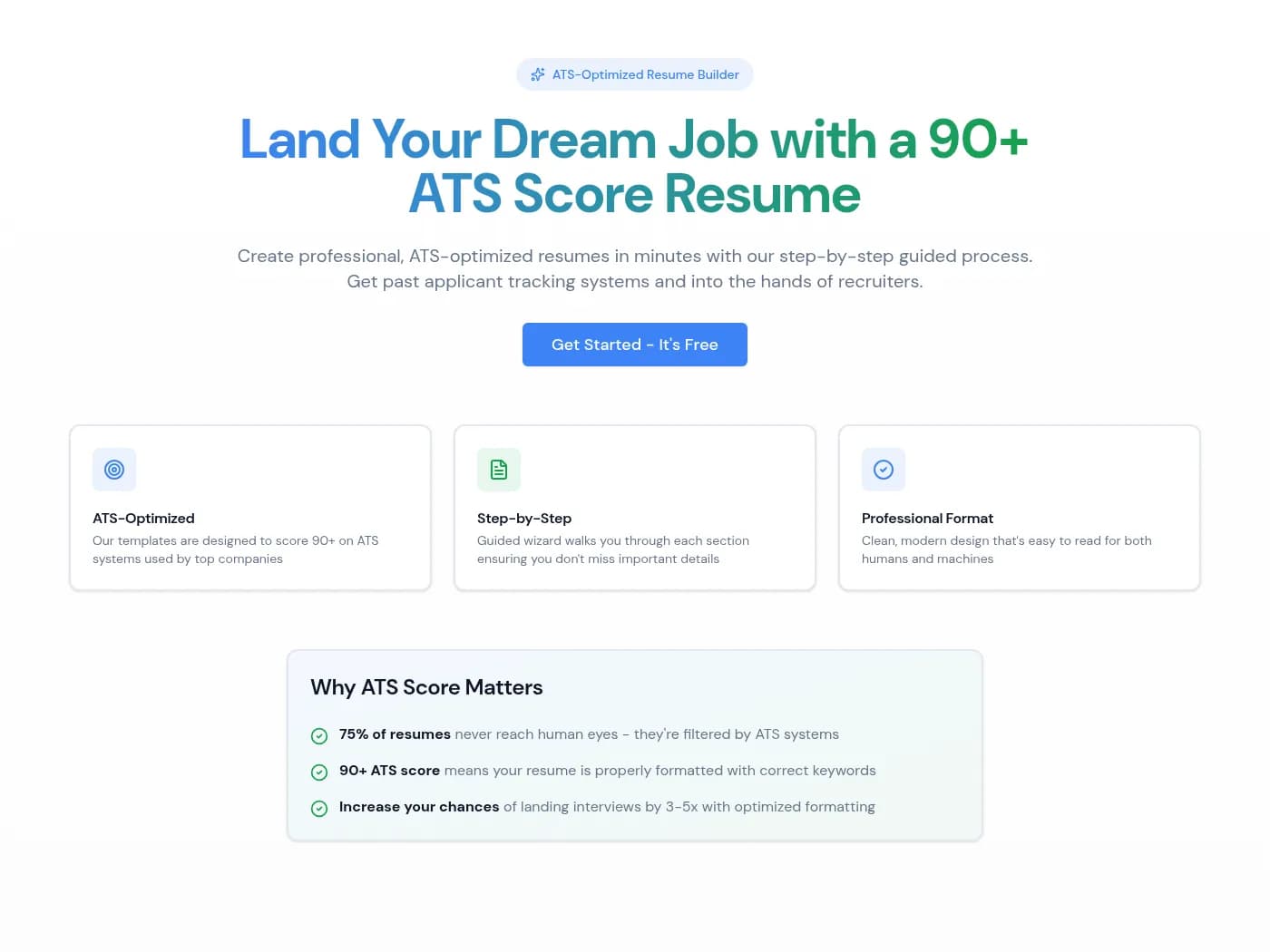 ATS Resume Builder
