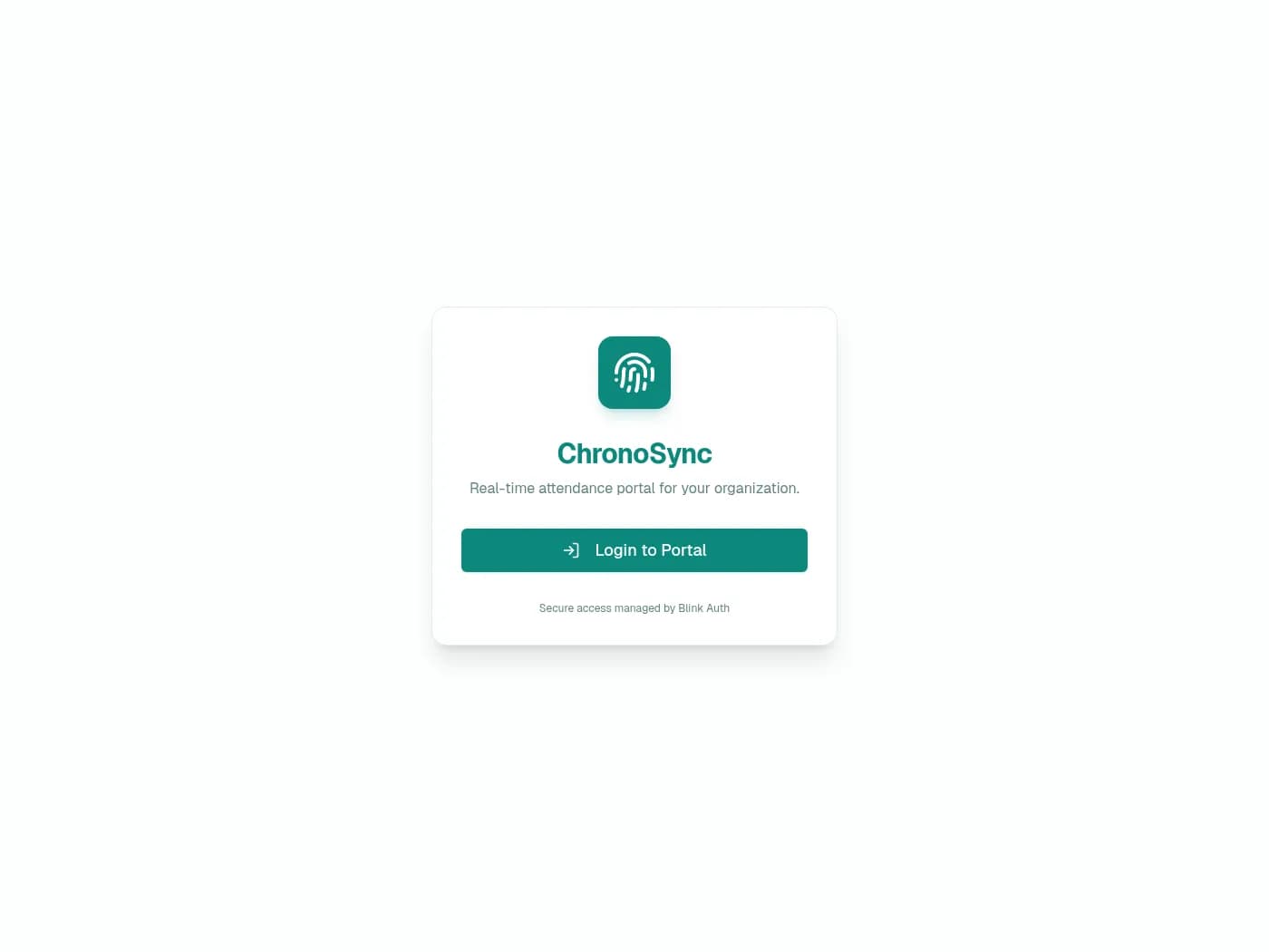 RealTime Attendance Portal