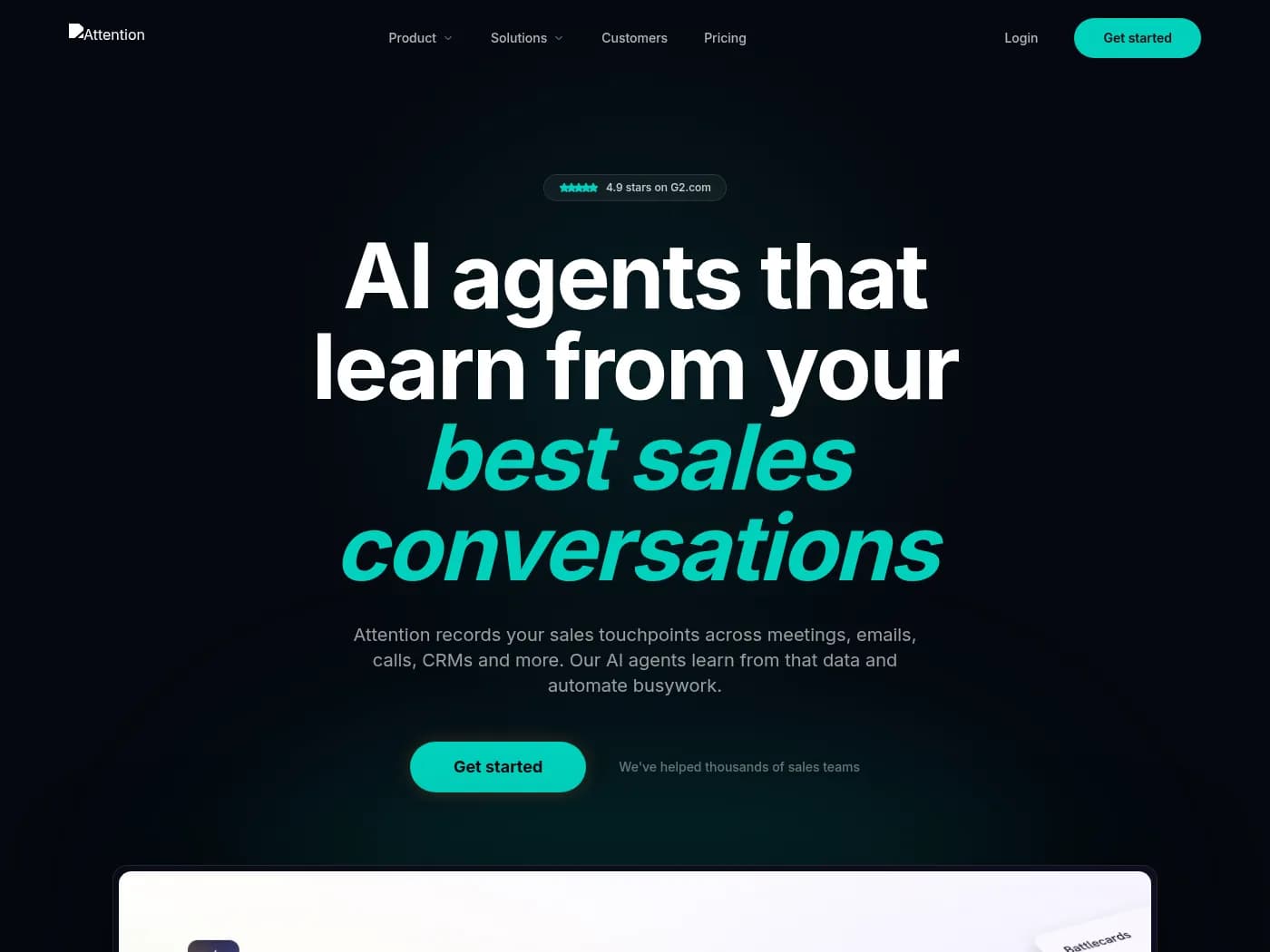 Attention AI Site Clone