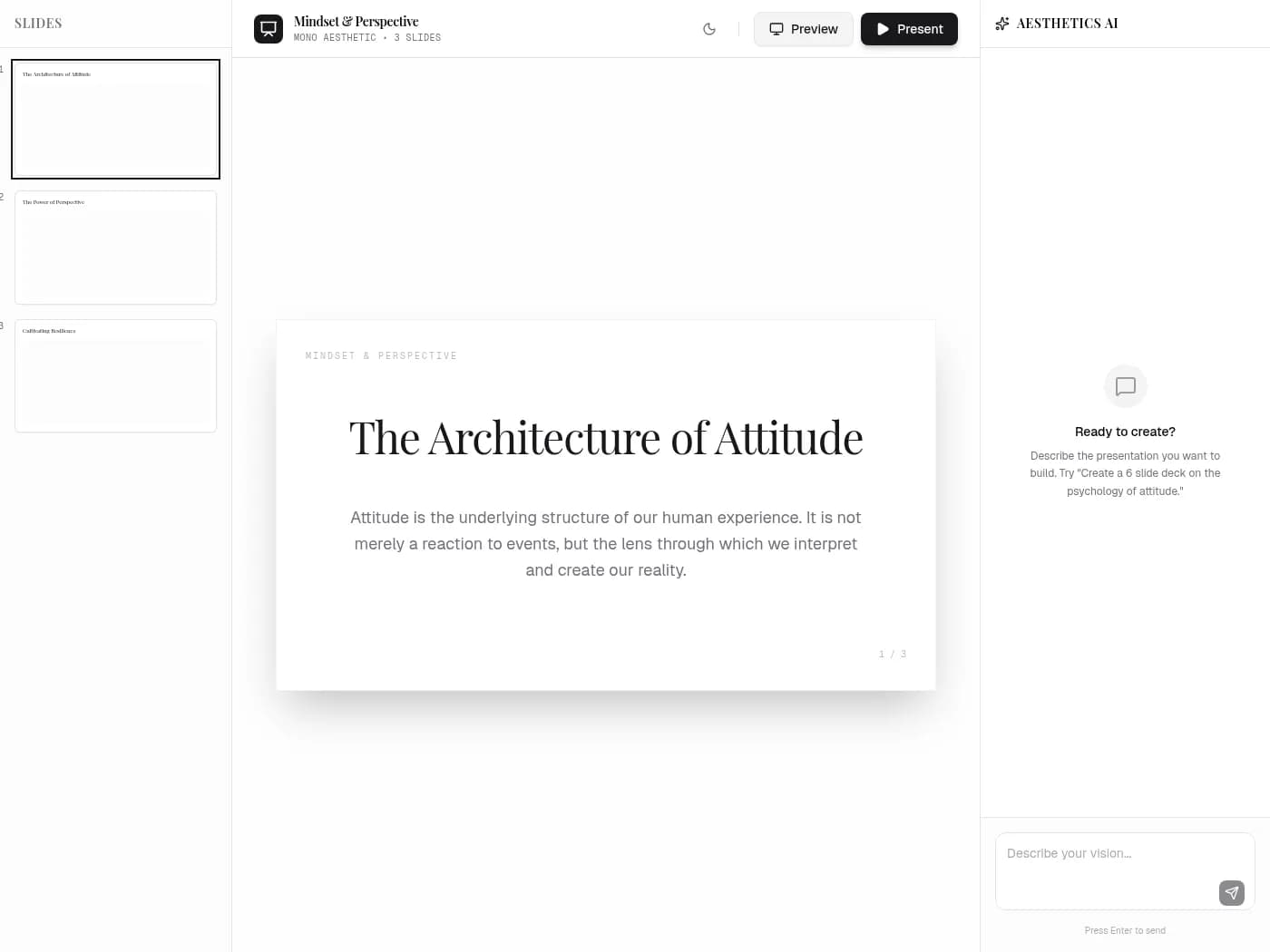 Attitude Aesthetics Deck