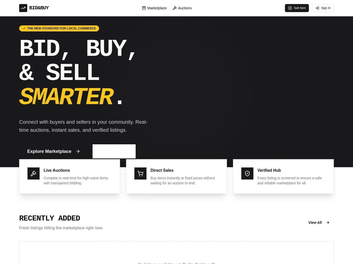 Auction & Sell Hub