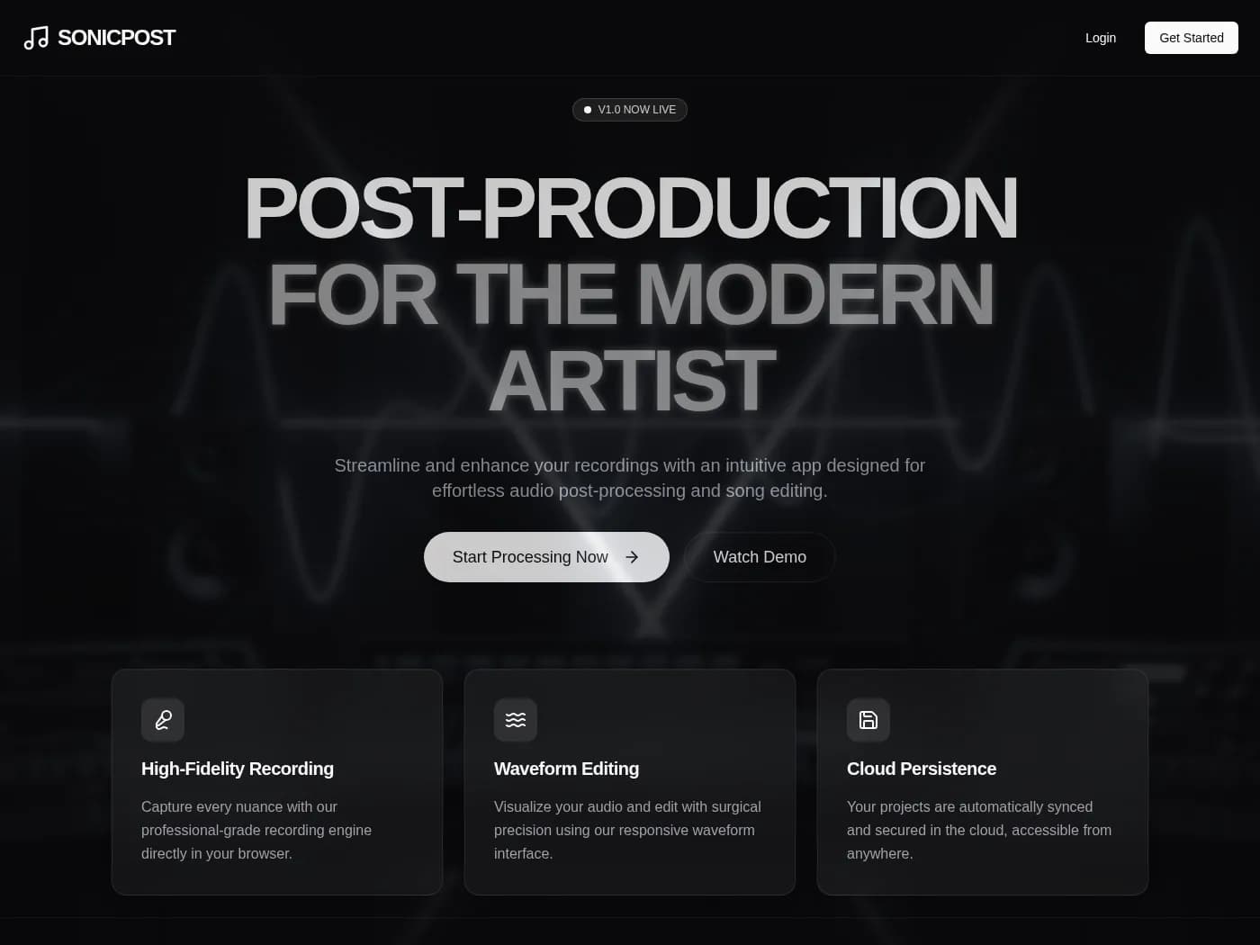Song Post-Processing App