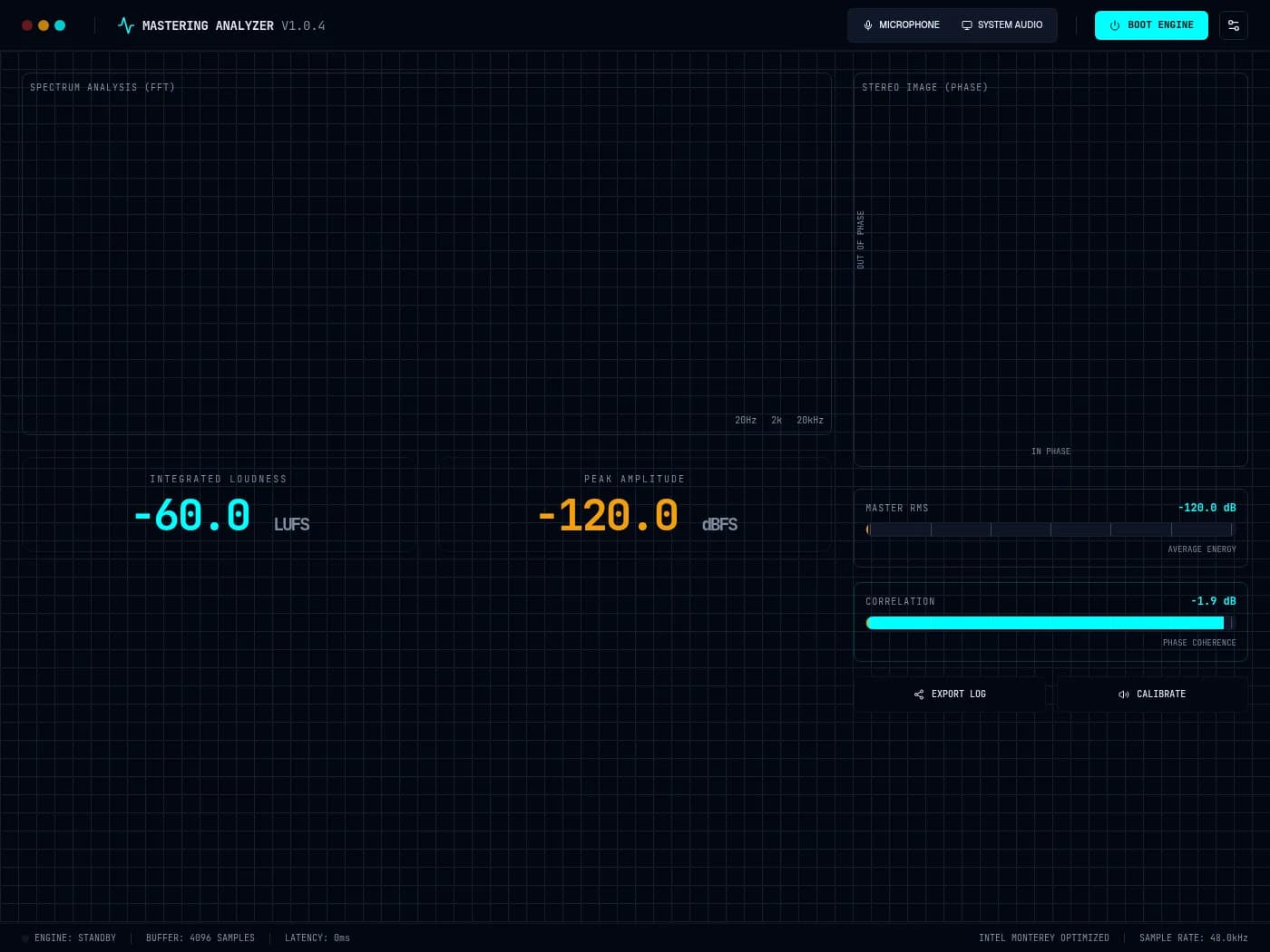 Mastering Audio Analyzer