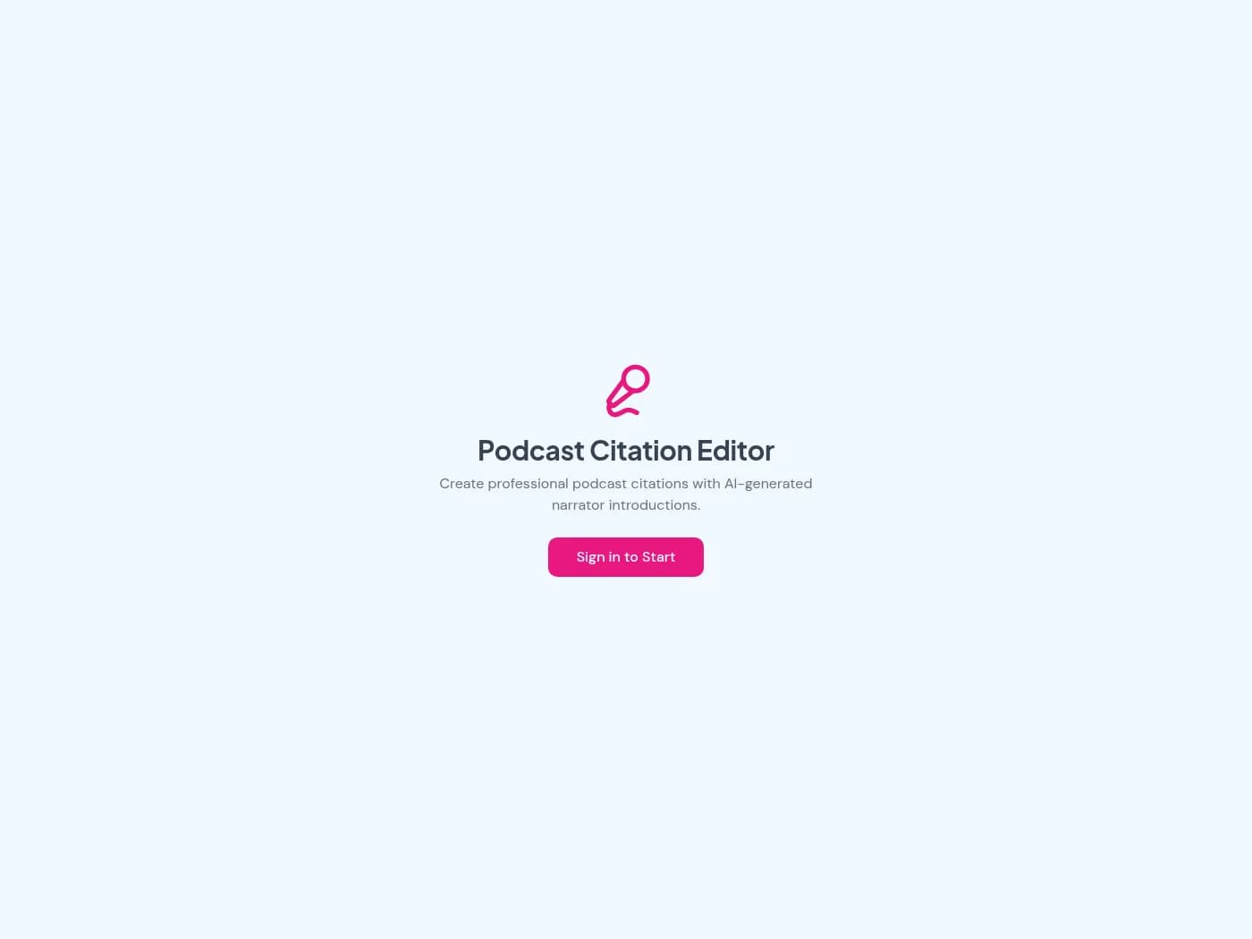 Smart Audio Podcast Editor