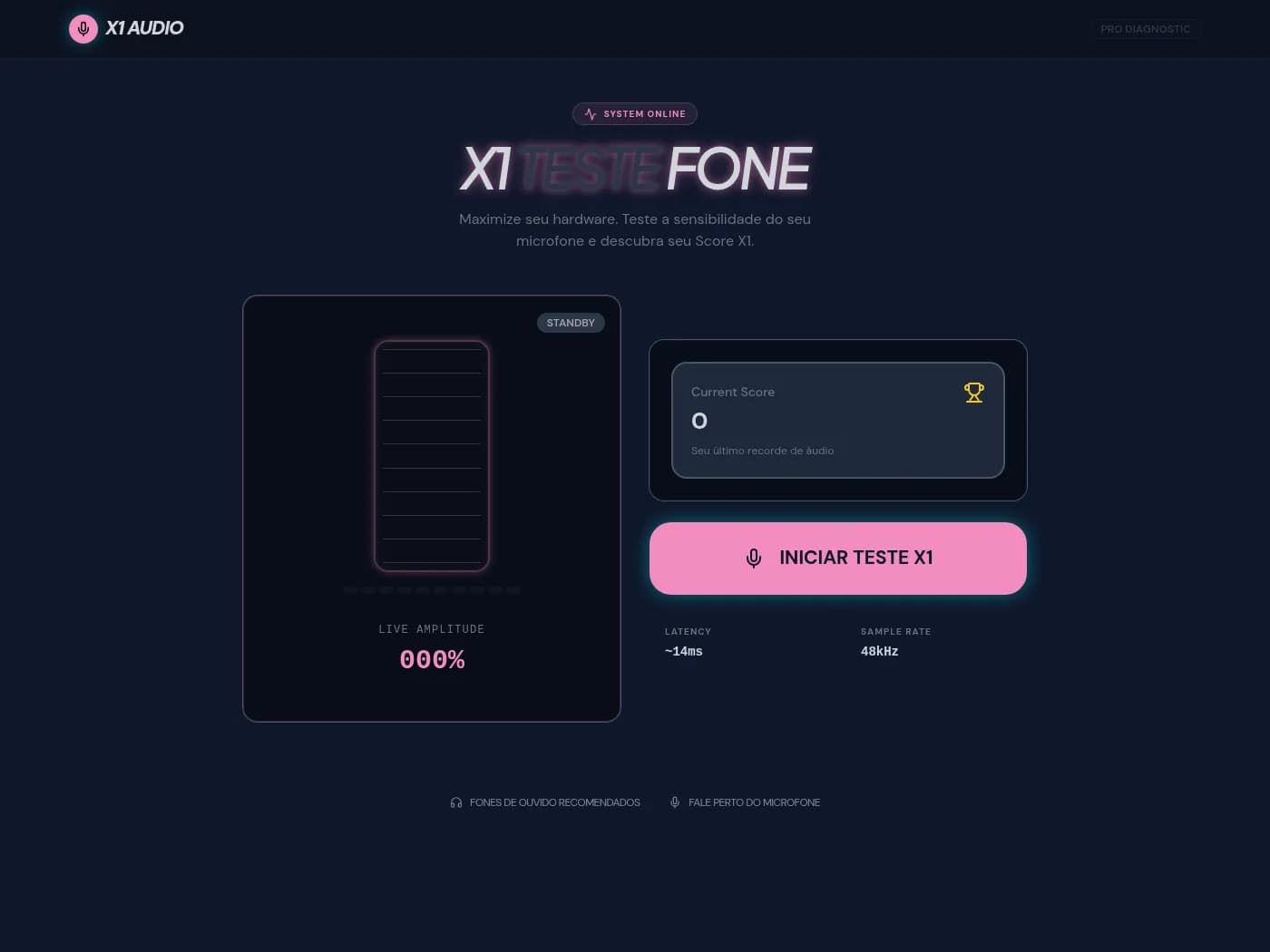 Audio Test Web