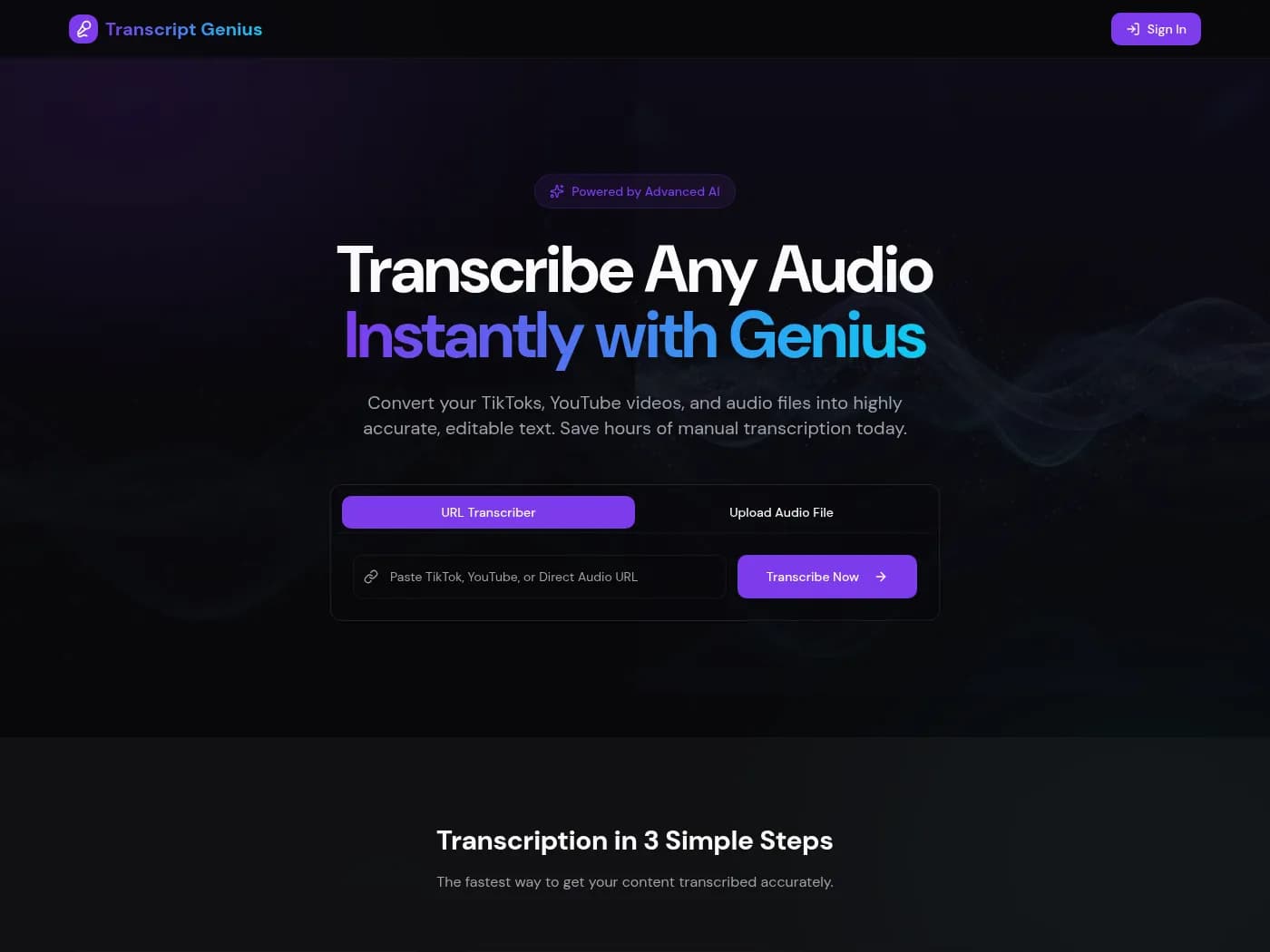 Transcript Genius