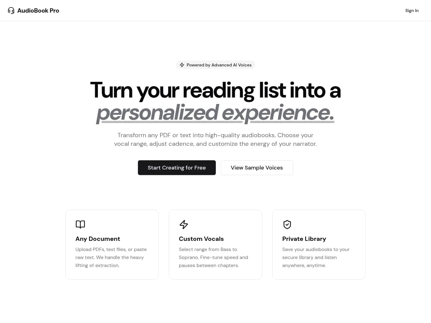 Audiobook Generator Pro
