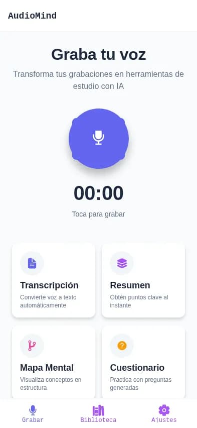 AudioMind AI Study App