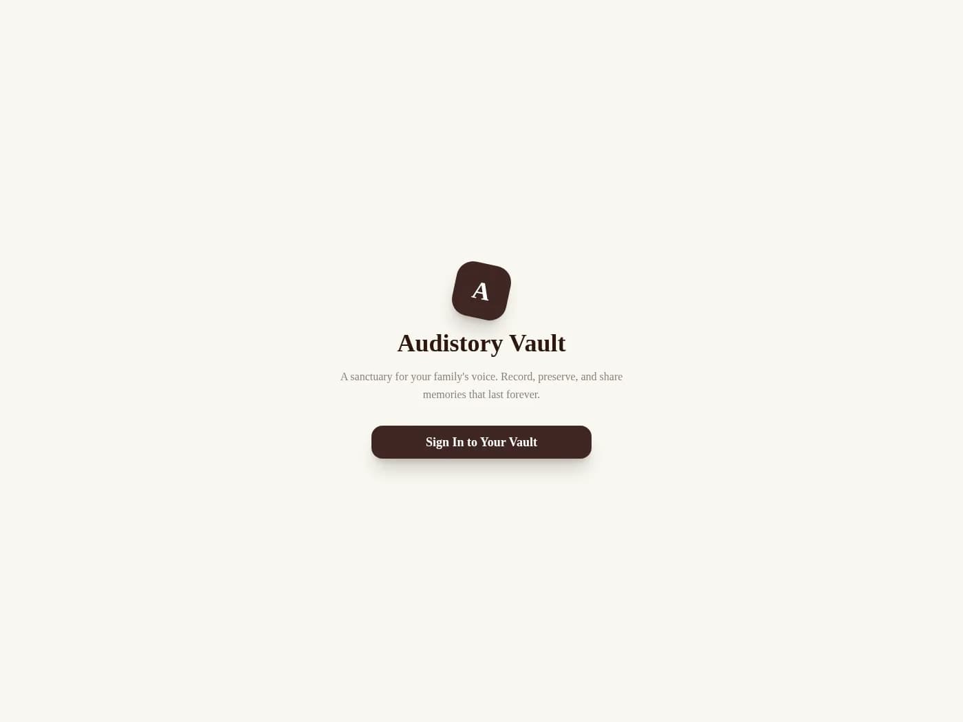 Audistory Vault