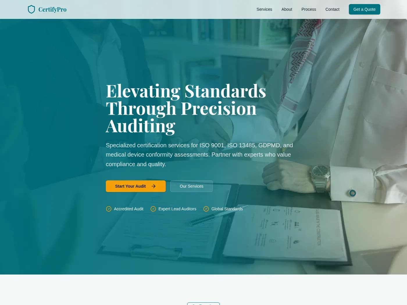 CertifyPro Audit Site