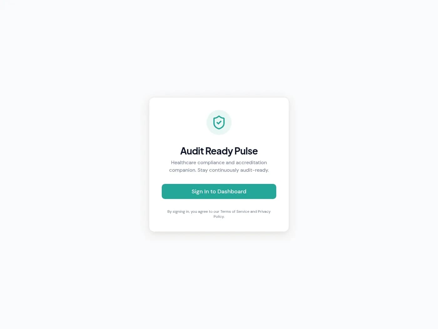 Audit Ready Pulse