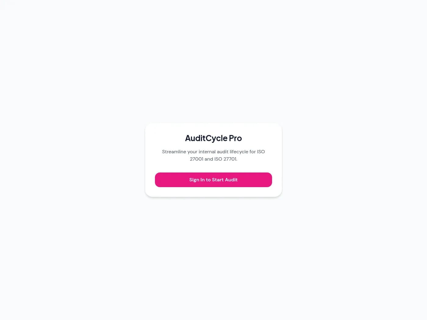 AuditCycle Pro